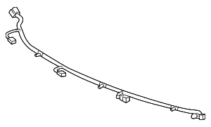 2010-2012 Cadillac SRX Front Object Alarm Sensor Wiring Harness ...