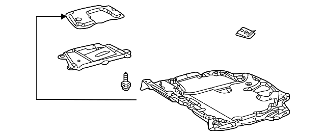 Lexus OEM Cover Assembly Engine U Part# 51410-76100 | OEM Vehicle Parts