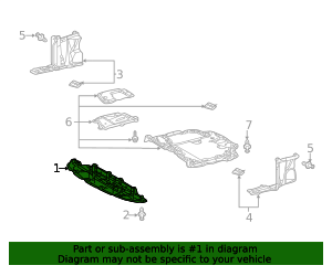 2019-2024 Lexus Under Cover 51420-76010 | OEM Parts Online
