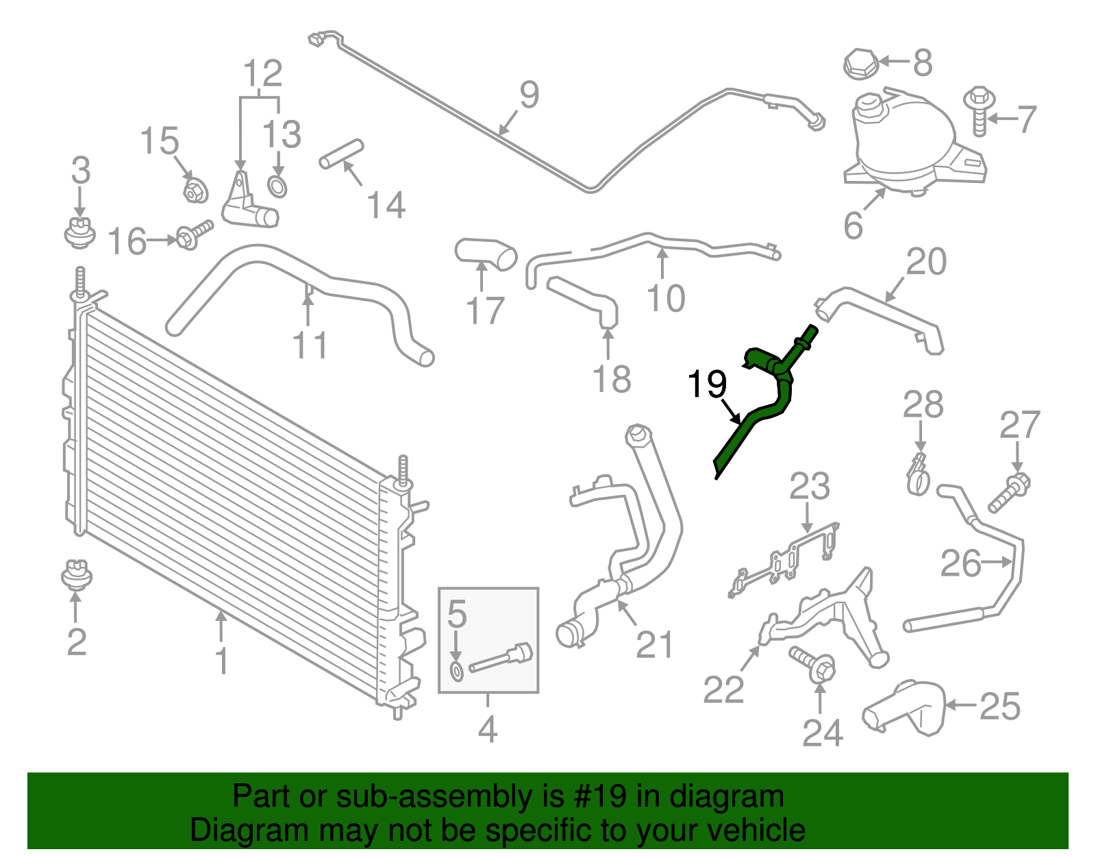CK4Z-7A031-C - 2015-2019 Ford - By-Pass Pipe | My Ford Parts