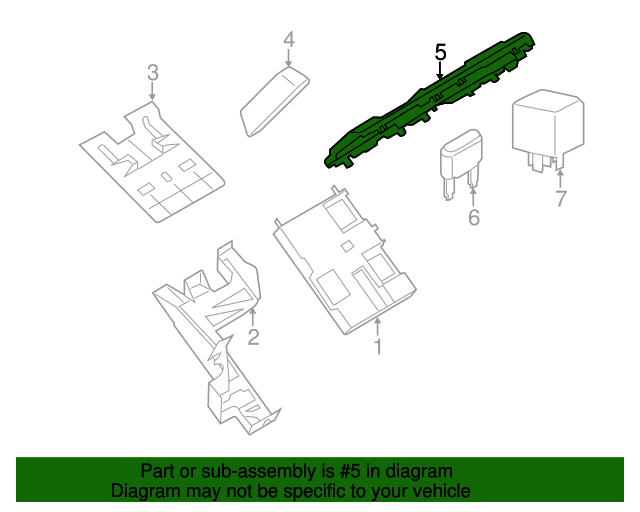 Ford LK4Z-14A068-G - Fuse Box - 2020 Ford | OEM Ford Parts & Accessories