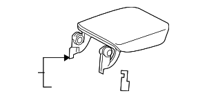 2018-2020 Honda CR-V Armrest *YR449L* (Leather) (Cashmere Ivory) 83402 ...