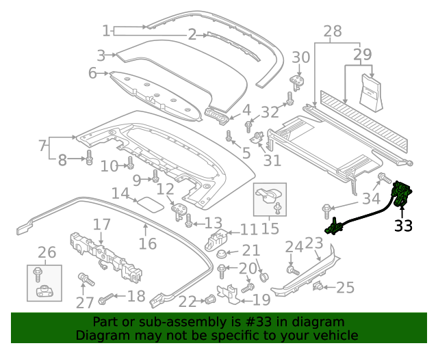 8W7-825-175 - Motor 2018-2023 Audi | Audi OEM Parts
