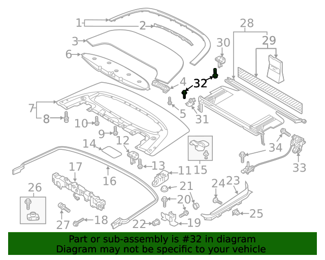N-907-371-06 - Motor Screw 2018-2023 Audi | Audi OEM Parts