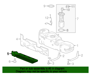 2014-2019 GM Fuel Tank Shield 23486498 | Auto Parts Express