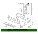 2014-2016 GM Fuel Injection Fuel Rail Pressure Sensor 12673824 GM ...