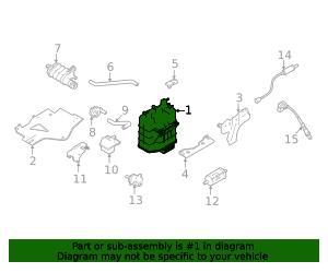 14950-9BT0A - Vapor Canister - 2020-2025 Nissan Frontier | Nissan OEM ...