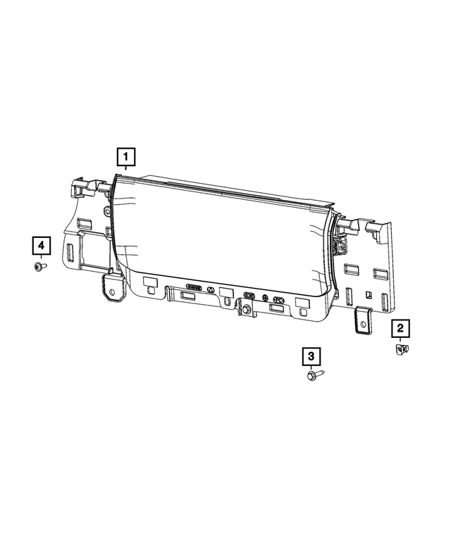 2025 Ram 1500 Multimedia Display 68532988AB | Mopar OEM Parts Outlet
