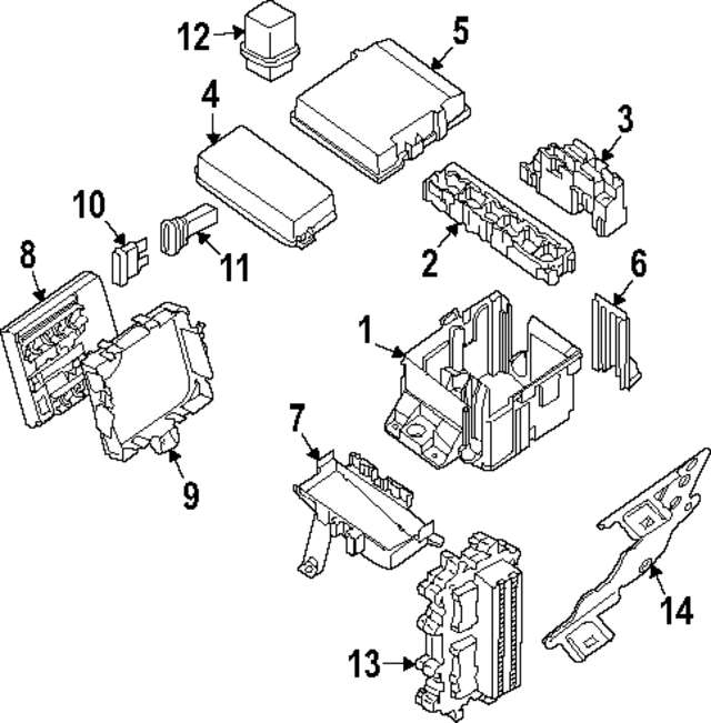 2024 Nissan Frontier Controller 284B6-9BT1B | Team Nissan Inc.