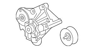 Genuine OEM Idler Pulley Part# LR035555 Fits 2010-2013 Land Rover: Up ...