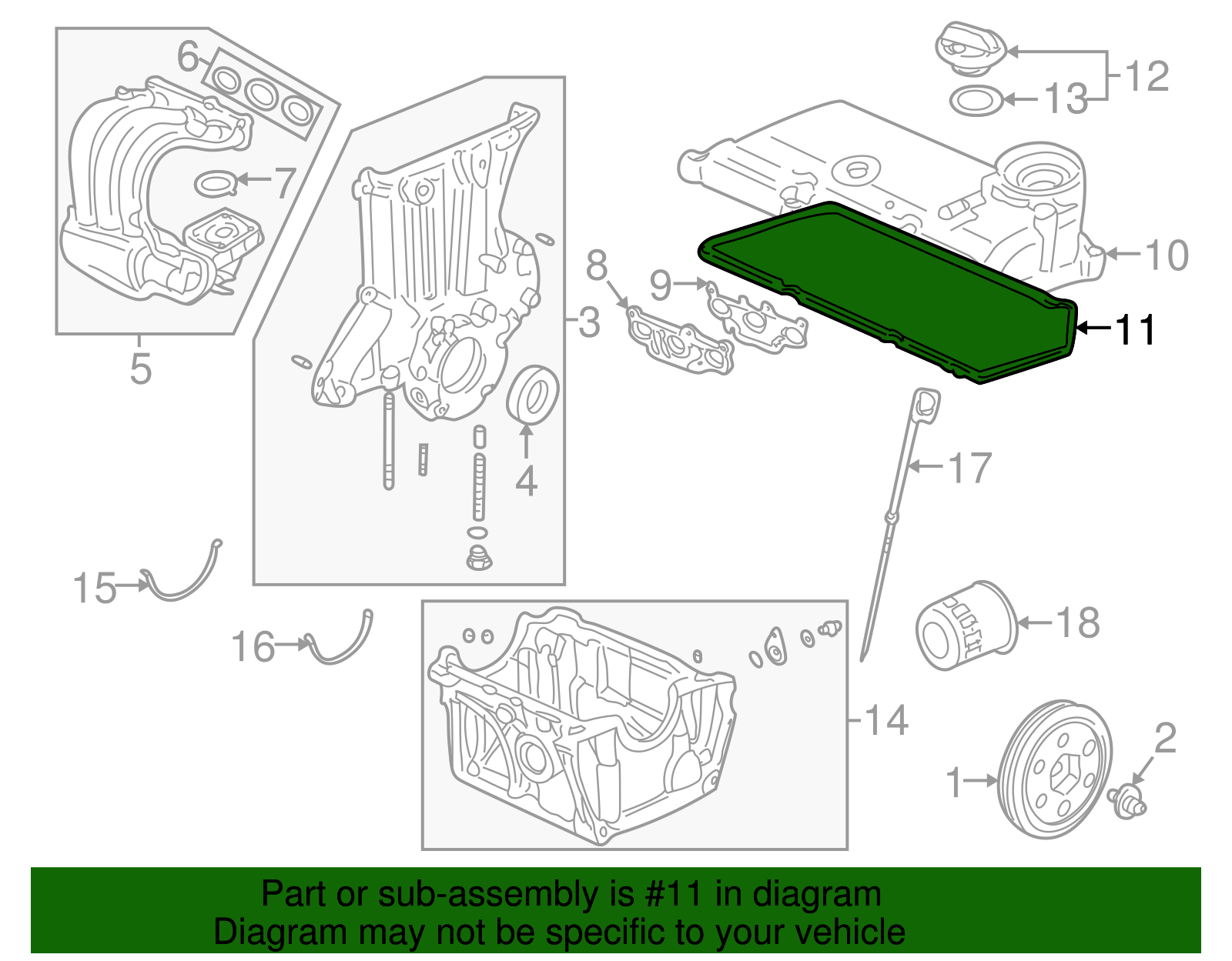 2000-2006 Honda Insight Valve Cover Gasket 12341-PHM-000 | Retail ...