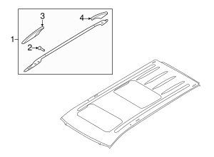 73870-1JA0A - Rear Cap 2011-2017 Nissan Quest | Nissan Parts ...