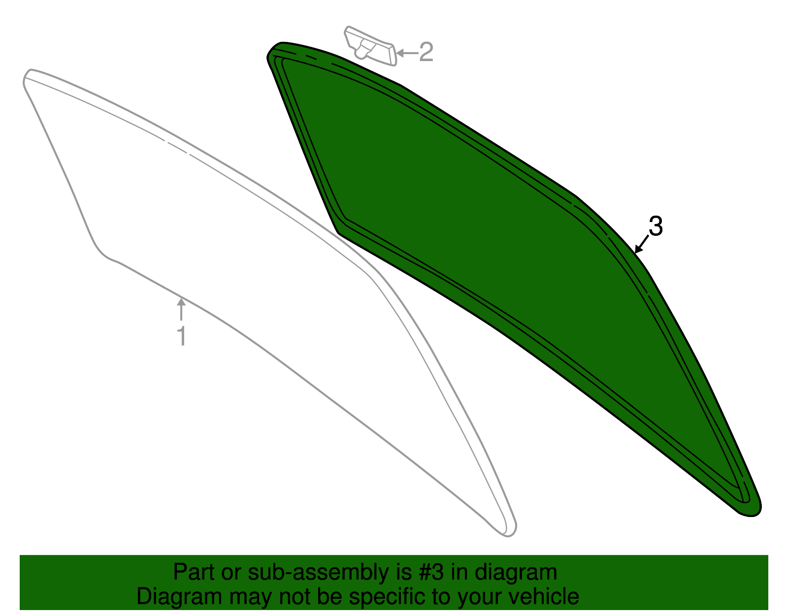Genuine Toyota Reveal Molding part# 75571-33050 for 1997-2001 Toyota ...