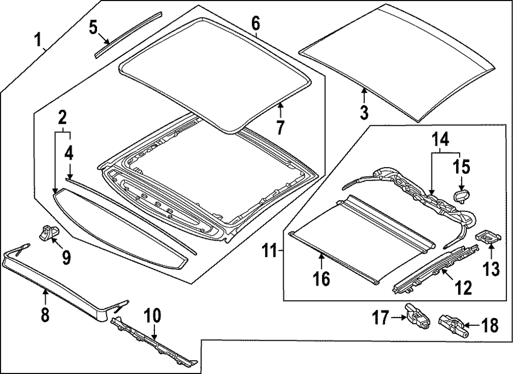 2022-2025 Kia EV6 Sunroof Motor 81680-CV000 | Retail Performance Auto Parts