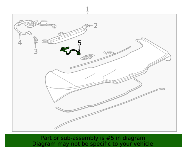 2022 Chevrolet Bolt EUV Rear Camera 42768994 | GMPartsDirect.com