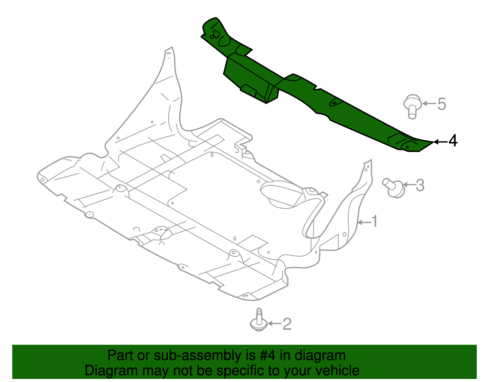 2017-2023 Subaru Impreza Sight Shield 57731FL35A | Subaru Parts Store