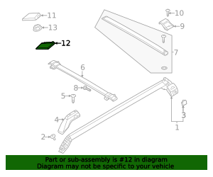 2021-2023 Ford Bronco Upper Molding Retainer M2DZ-7850002-A | Miracle ...