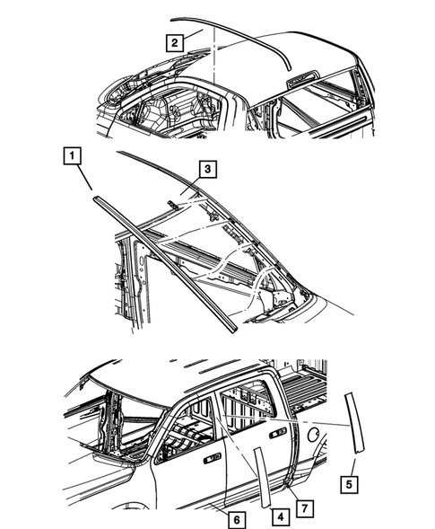 Moldings and Ornamentation for 2015 Ram 2500 | OEM Parts Quick