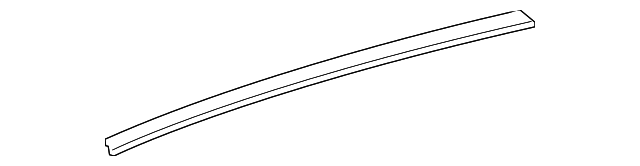 2020-2023 Cadillac XT5 Rear Passenger Side Door Window Upper Reveal ...