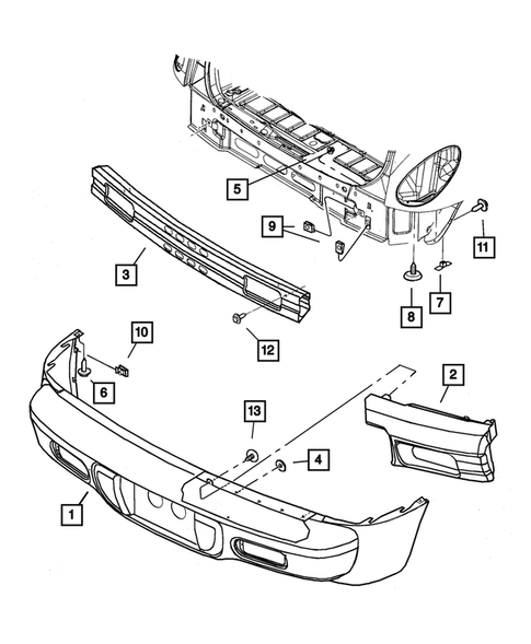 Rear Bumper and Fascia for 2002 Chrysler PT Cruiser | Mopar eStore