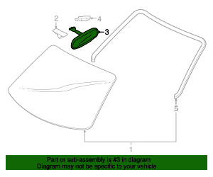 2004-2007 Mazda OEM NEW 04-07 Mazda 5 3 Hatchback Manual Wipers Mirror ...