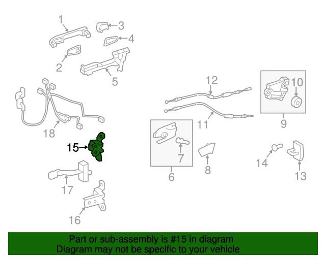 2005-2021 Toyota Upper Hinge 68760-04010 | OEM Parts Online