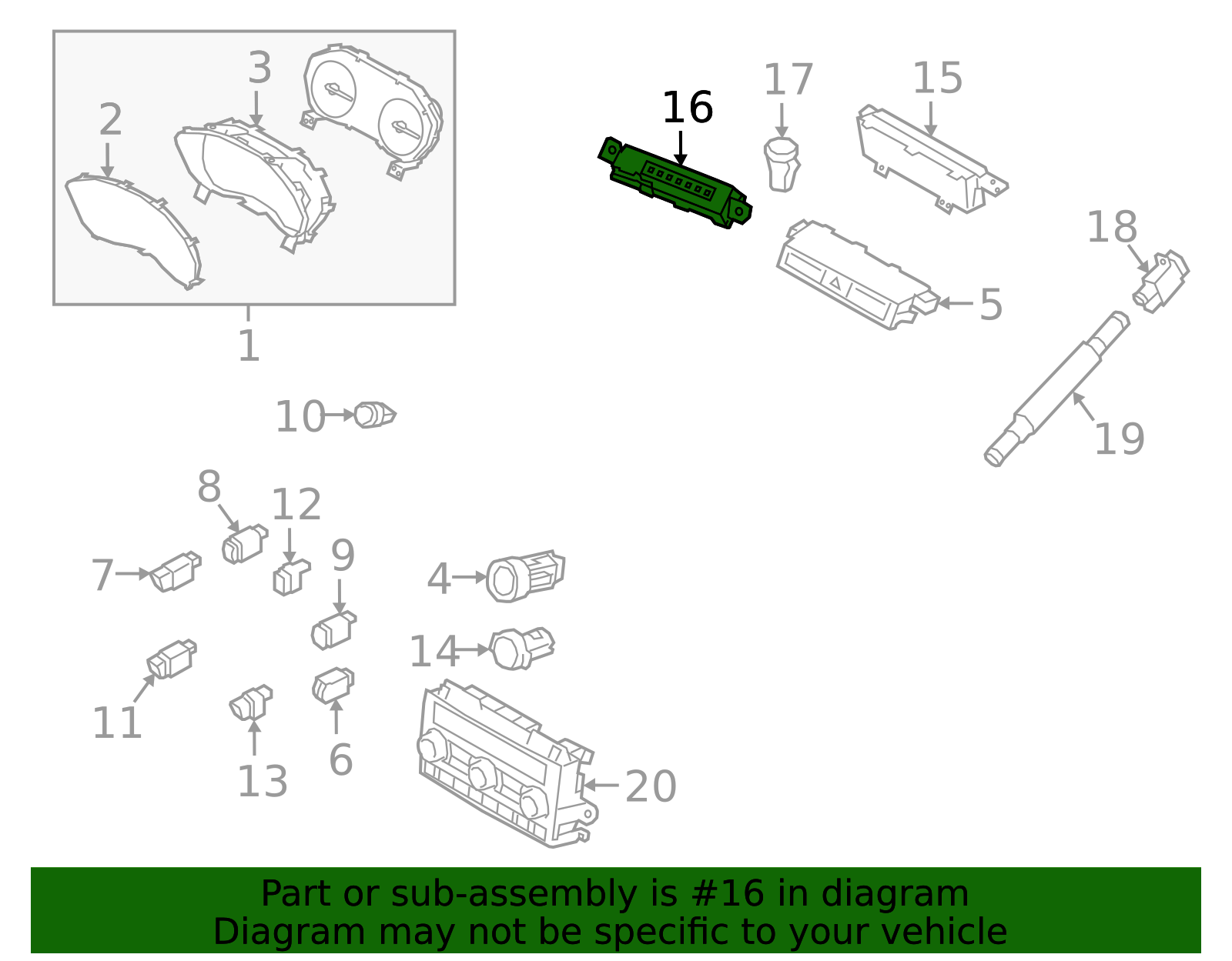 2019-2020 Subaru Ascent Control Module 85301XC000 | Subaru Online Parts