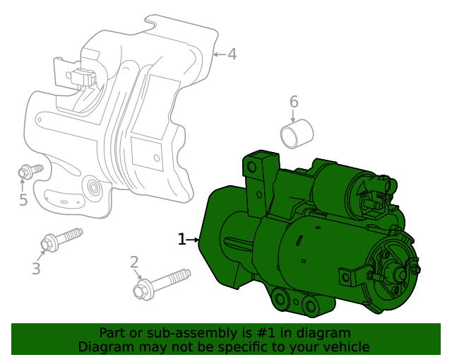 (Replaces 55509960) Starter 40009059 GM | GMPartsDirect.com