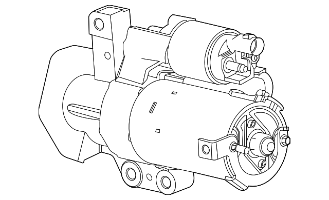 40009059 - Starter Gateway Buick GMC Parts
