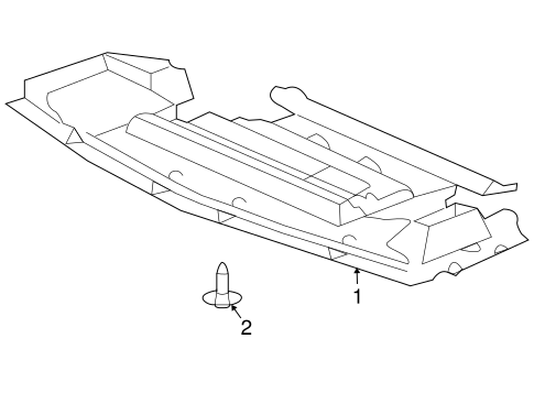 Splash Shields for 2006 Cadillac CTS | GMPartsDirect.com