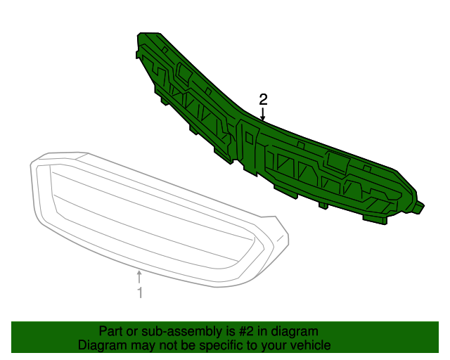 51747364057 - 2014-2020 BMW i8 Radiator Shutter Assembly (51-74-7-364 ...