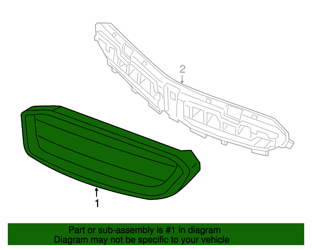 51-13-7-370-633 - Grille 2014-2020 BMW i8 | AutoNationParts.com
