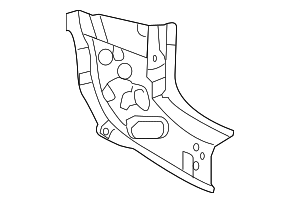 61734-48060 - Inner Side Panel 2010-2015 Lexus | Longo Lexus Parts
