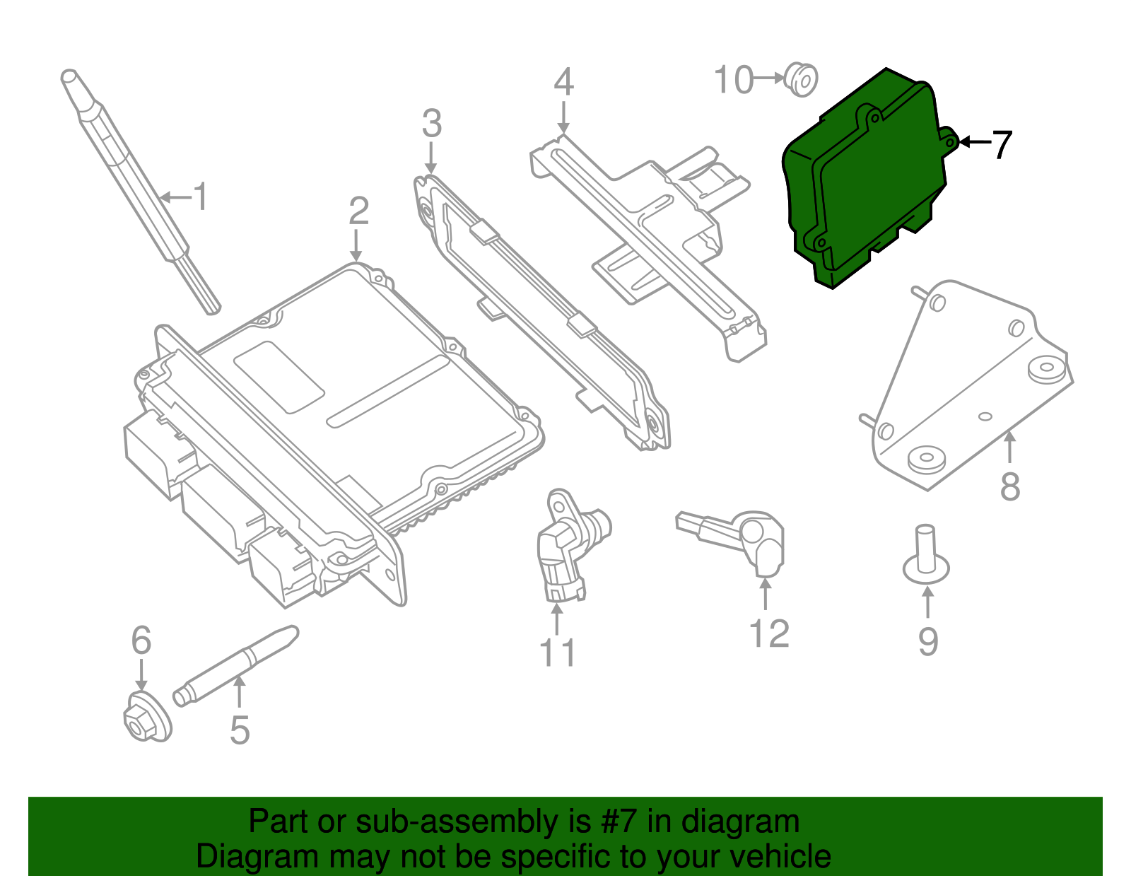 2020-2022 Ford Diesel Glow Plug Controller LC3Z-12B533-A | OEM Parts Online