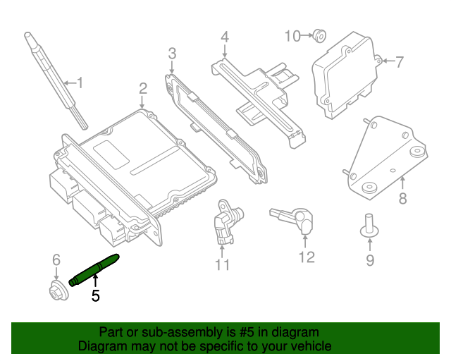 2017-2024 Ford Bracket Stud W718014-S450 | OEM Parts Online