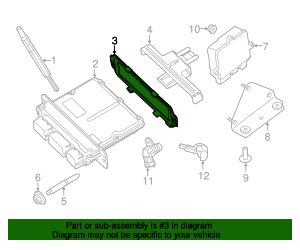 2020 Ford ECM Gasket LC3Z-12A696-A | TascaParts.com
