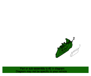 32216698 - Fender Molding Bracket 2018-2023 Volvo XC60 ...