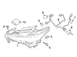B1Y4-67-SH3 - Connector Wire 2017-2021 Mazda | AutoNationParts.com