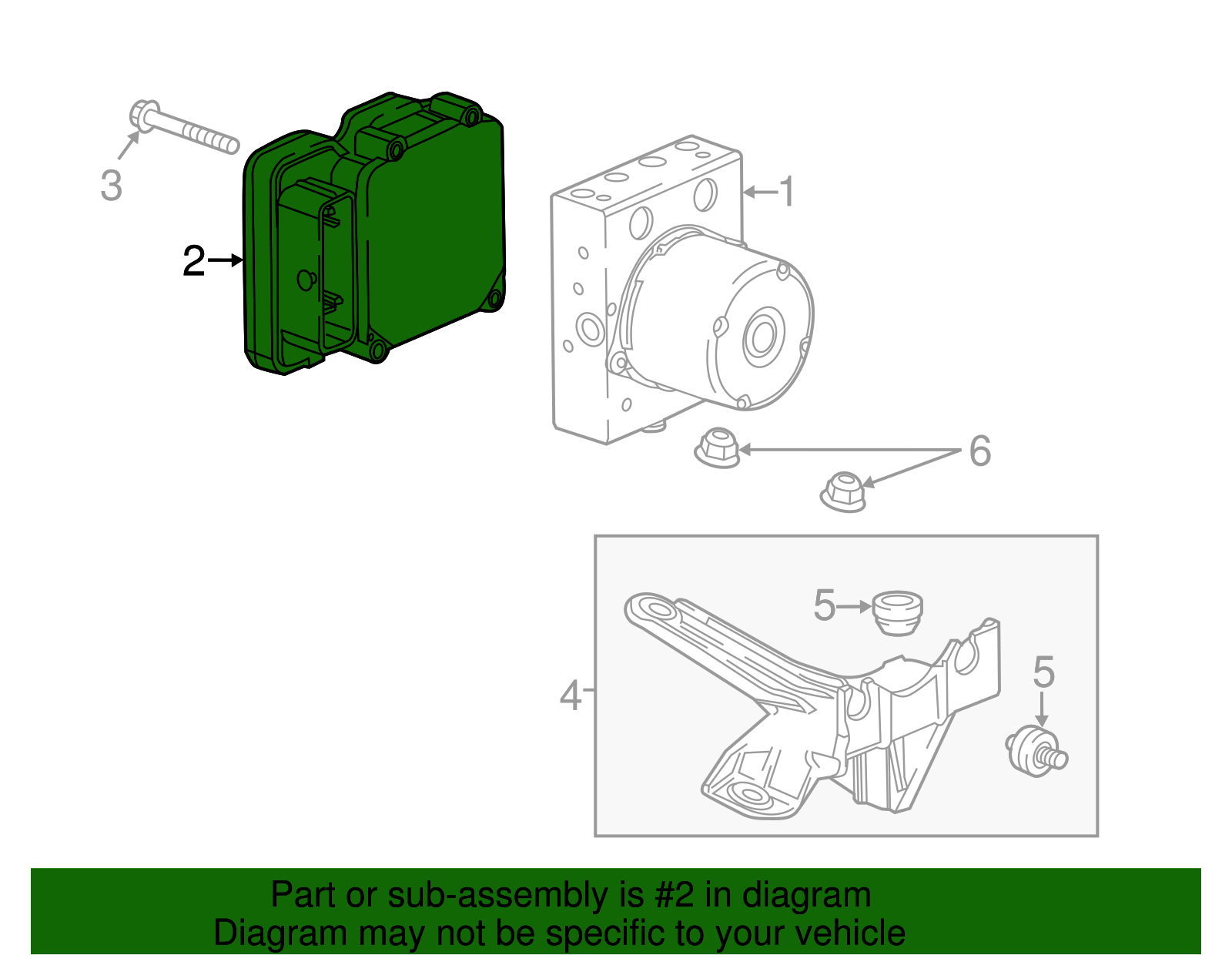 2019-2024 Chevrolet Camaro Electronic Brake Control Module with Bolts ...