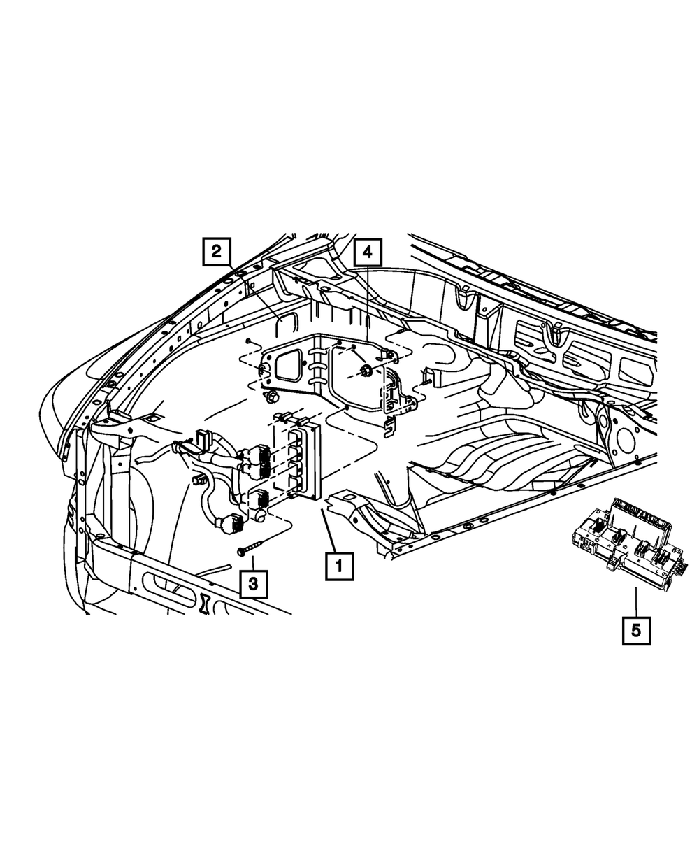 2012 Ram 1500 Powertrain Control Module, Remanufactured 5150637AB ...