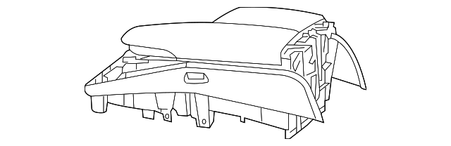 204-680-30-39-8P08 - Storage Compartment Flap - BuyMercedesPartsNow