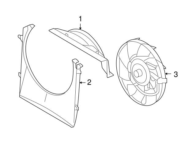 2005-2009 Land Rover Fan Assembly LR025234 | OEM Parts Online