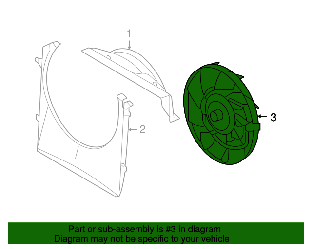 2005-2009 Land Rover Fan Assembly LR025234 | Express Land Rover Parts