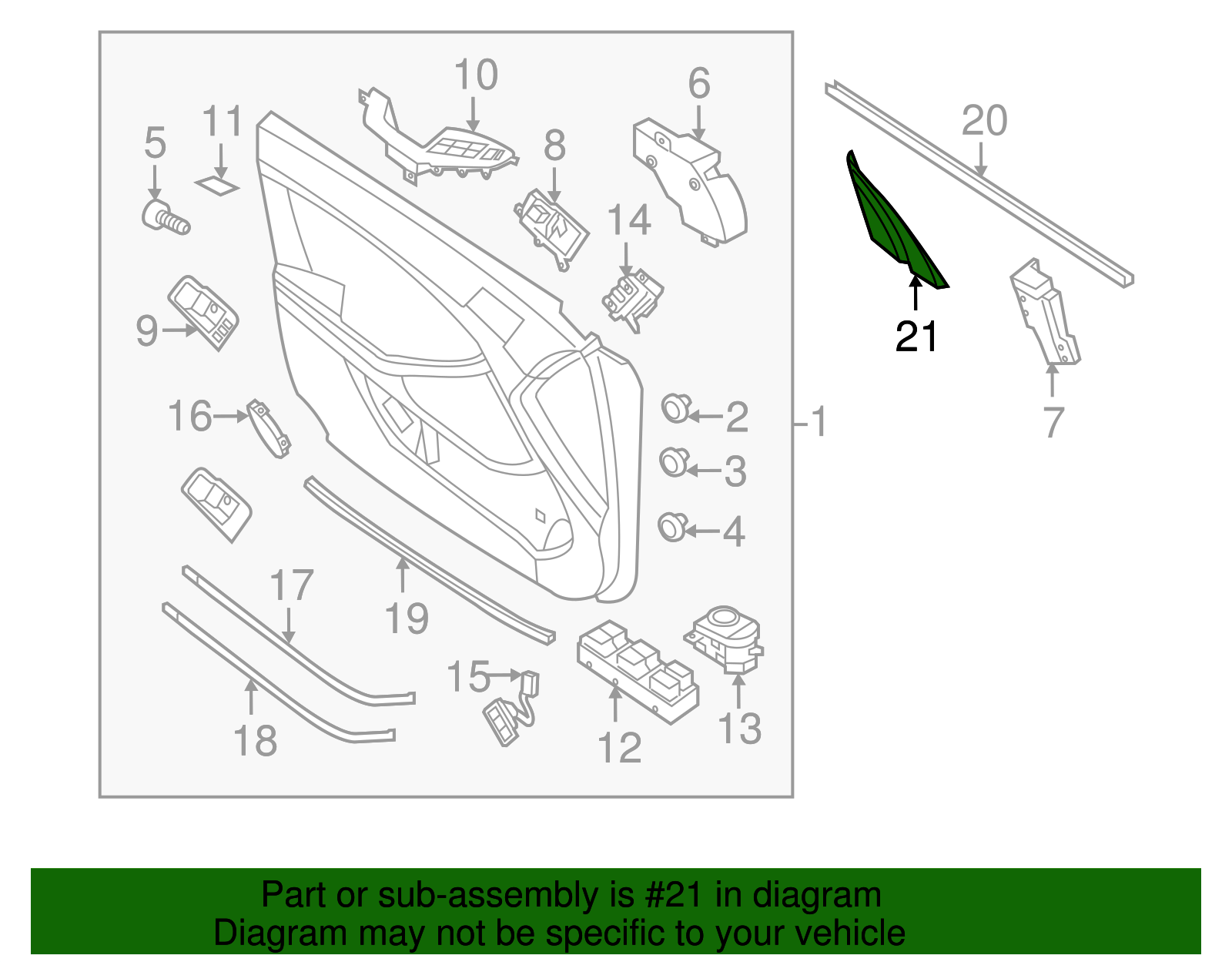 87660-2T000 - Inner Cover 2011-2016 Kia Optima | Kia.Parts Store