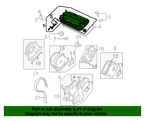 12320-5G0-A00 - Cover Assembly Rear Cylinder Head - 2013-2017 Honda ...