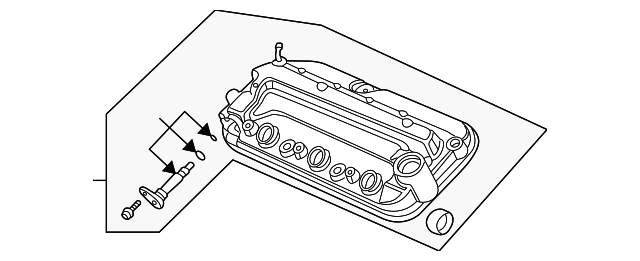 2013-2017 Honda Cover Assembly, Front Cylinder Head 12310-5G0-A00 ...