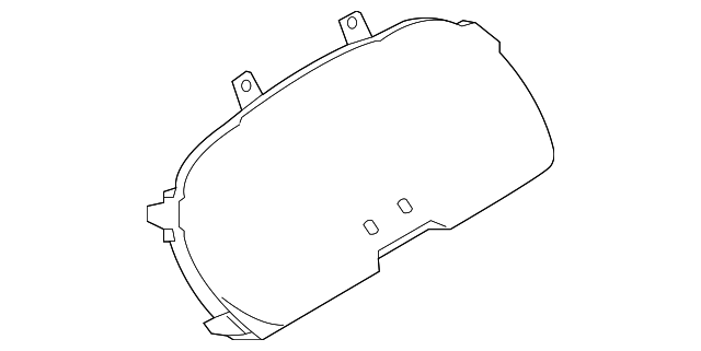 2015-2019 Nissan Versa Note Cluster Lens 24813-9MB0A | Nissan Parts Plus