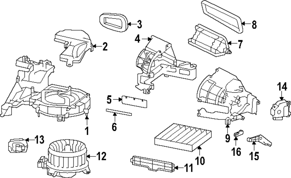 2022-2024 Toyota GR86 Temp Door Actuator SU003-04470 | Toyota Parts Center