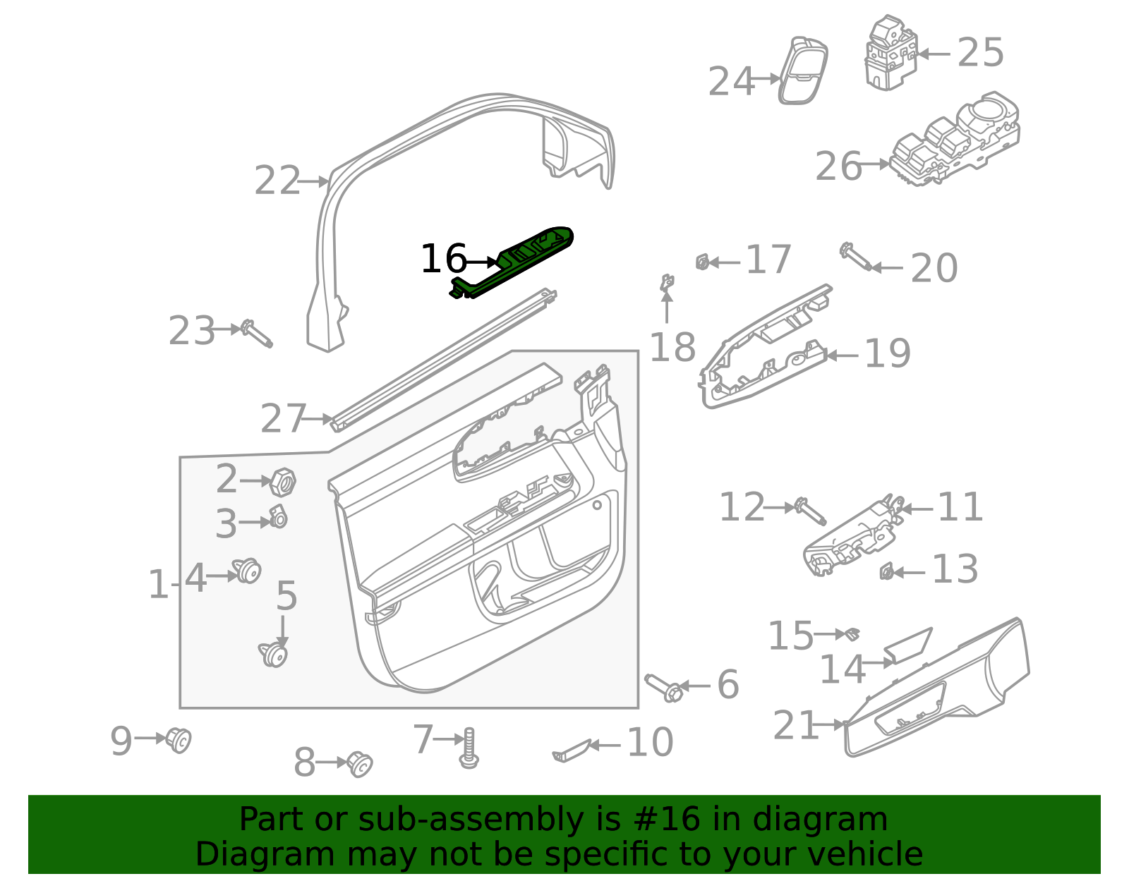 2021-2024 Ford Bronco Sport Switch Housing M1PZ-14525-AA | Ford OEM ...