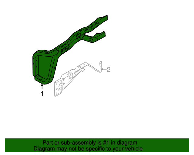 BC3Z-16C275-A - 2011-2016 For d F-250 & F-350 Super Duty Inner ...